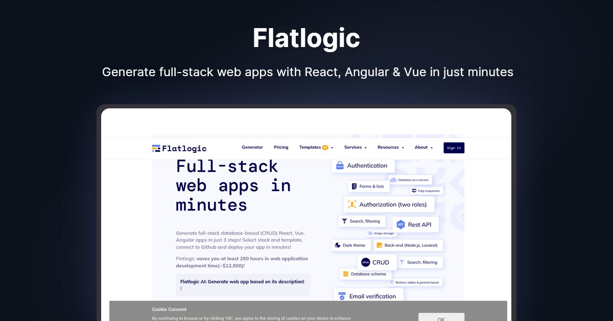 Flatlogic Web App Generator Build Full Stack Apps In Minutes Deepgram 
