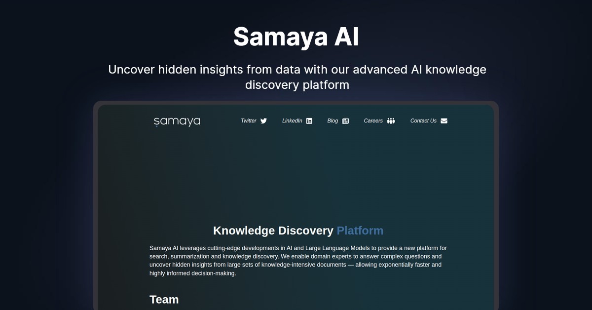 Samaya AI: Revolutionizing Knowledge Discovery with AI | Deepgram