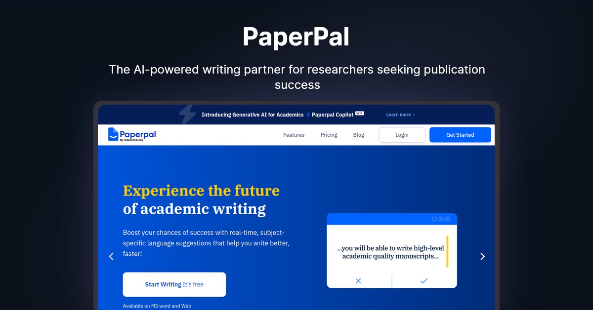 PaperPal: AI Writing Assistant for Flawless Academic Papers | Deepgram
