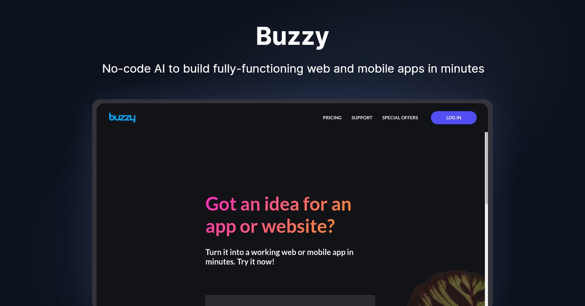 Buzzy: Turn App Ideas into Reality with AI Power | Deepgram