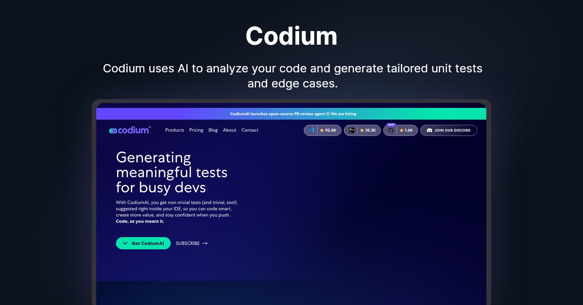 Codium: AI-Powered Test Generator for Better Code | Deepgram
