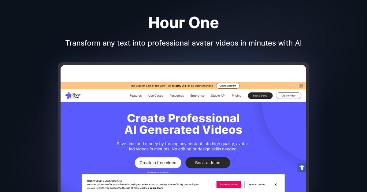 Hour One: AI Video Creation Platform - Automate Video Production | Deepgram