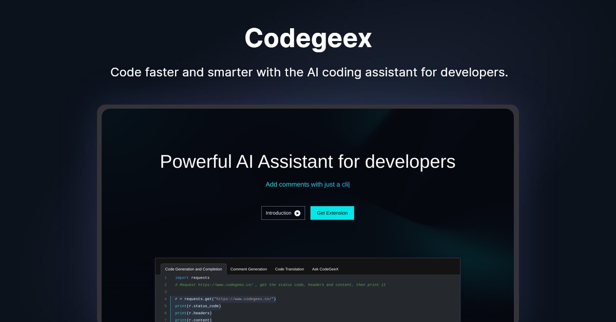 Codegeex: AI-Powered Coding Assistant For Faster Development | Deepgram