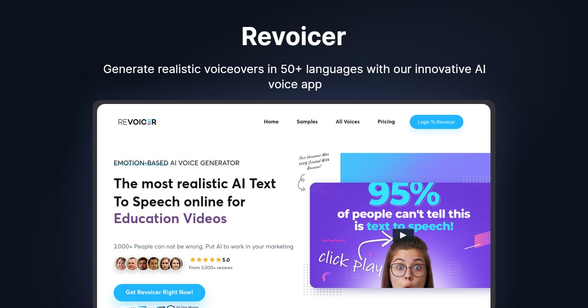 Revoicer: AI-Powered Voiceover Generator | Deepgram