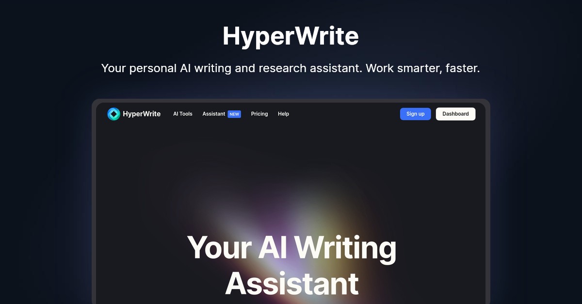 HyperWrite: AI-Powered Writing Assistant That Supercharges Your Productivity | Deepgram