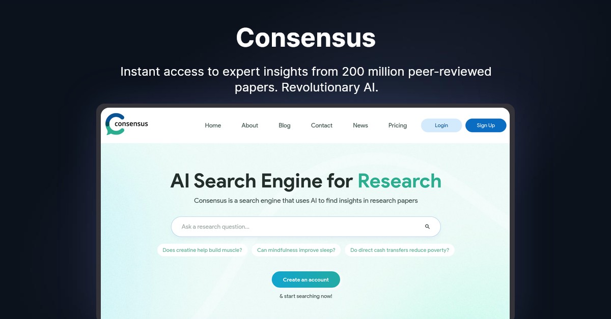 Consensus: AI-Powered Search Engine for Scientific Research | Deepgram