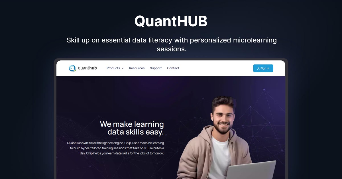 QuantHub: AI-Powered Data Skills Training & Upskilling App | Deepgram