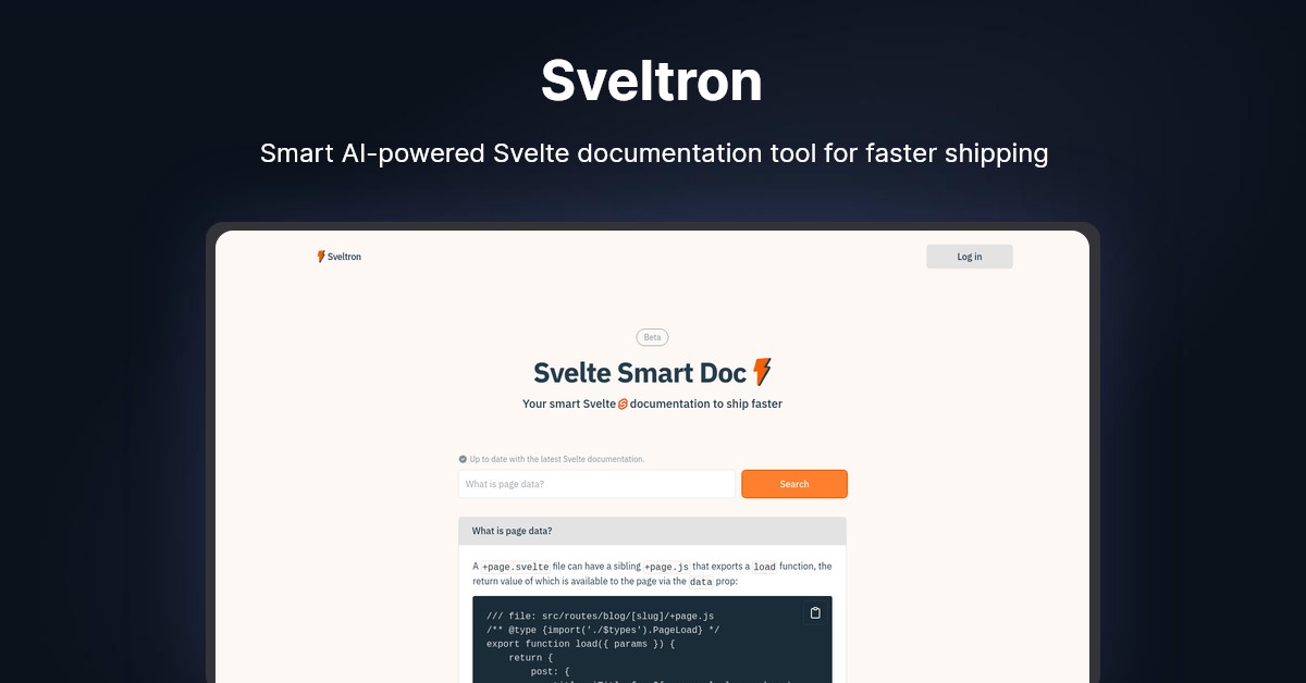 Svelte Smart Doc: Svelte Documentation Made Easy | Deepgram
