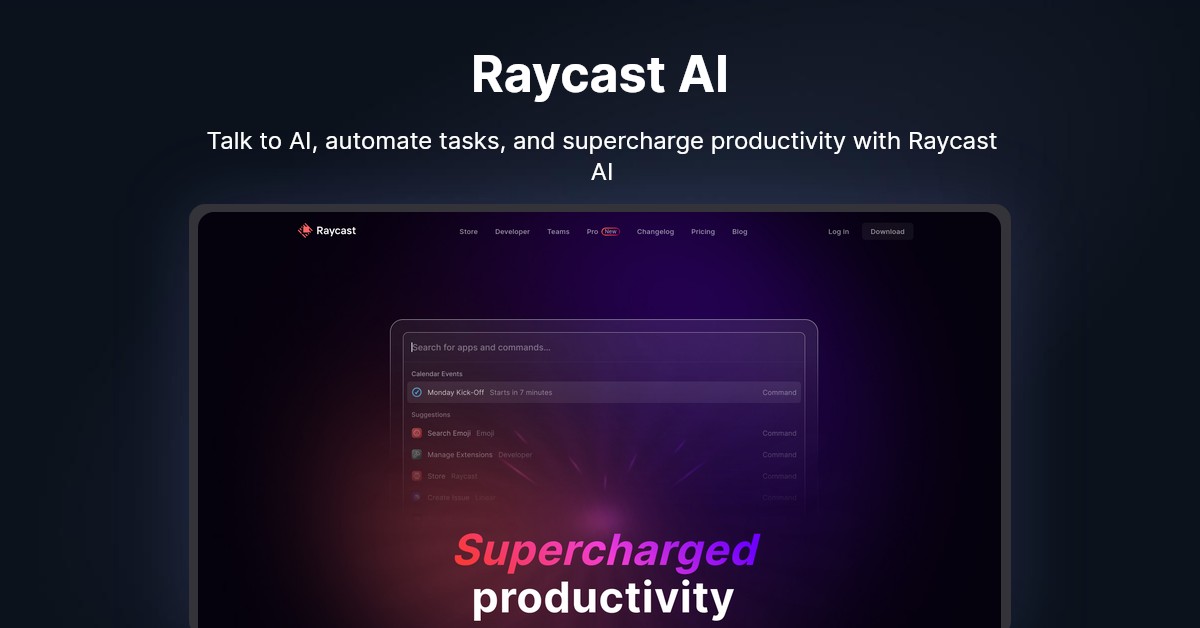 Raycast AI: AI-Powered Productivity Automation for Mac | Deepgram