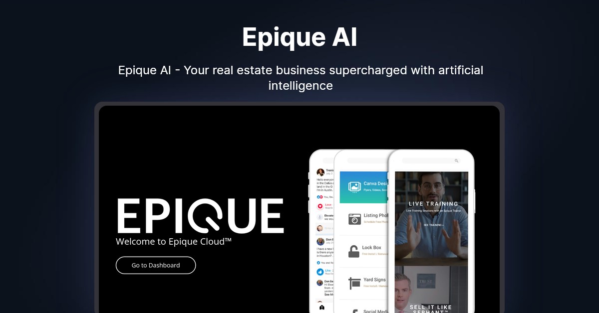 Epique AI: The Real Estate Agent's AI Assistant | Deepgram