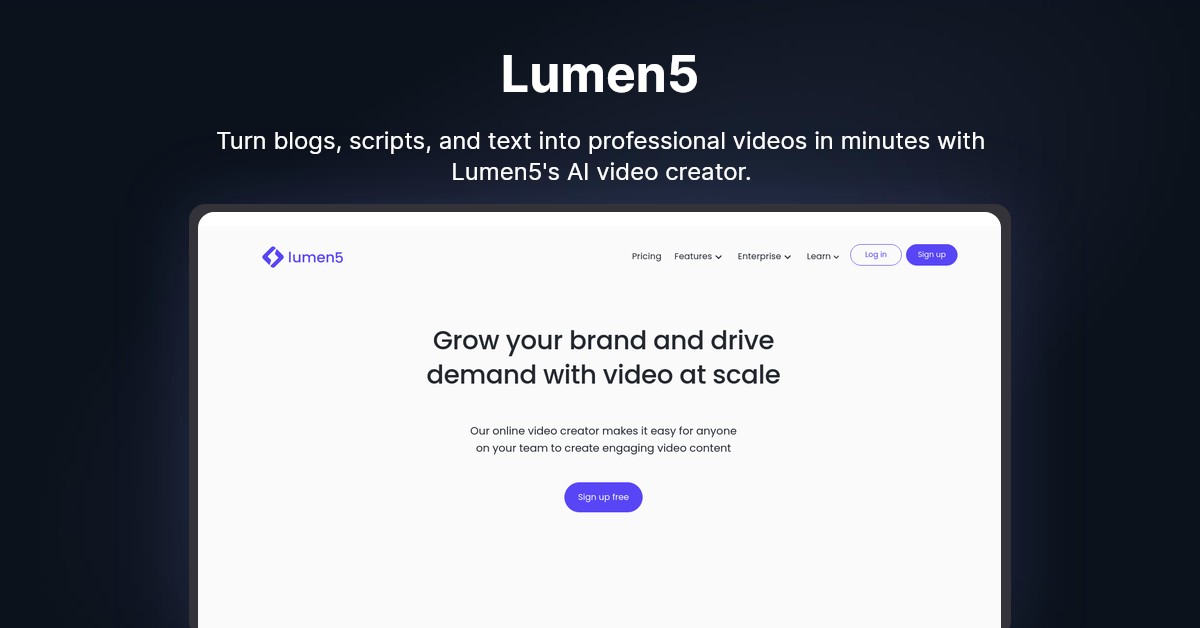 Lumen5: AI-Powered Online Video Maker for Businesses | Deepgram
