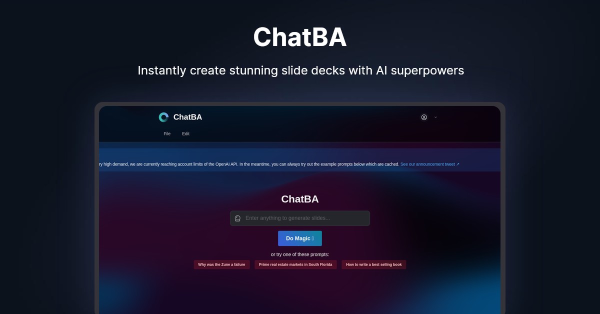 ChatBA: AI-Powered Presentation Assistant | Deepgram