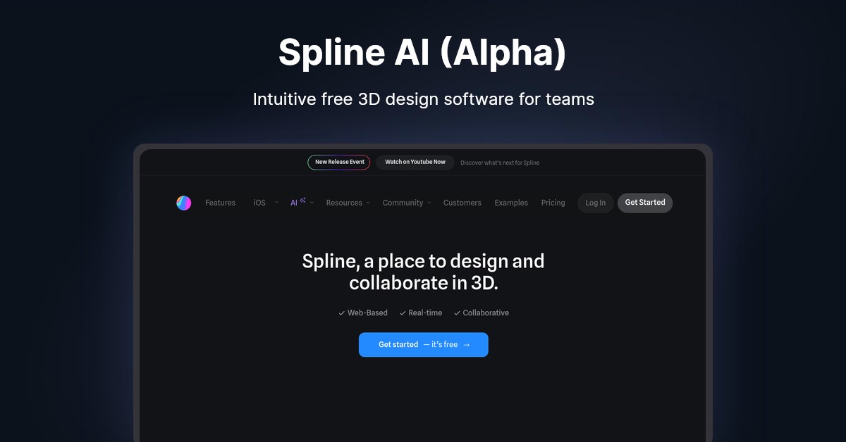 Spline AI (Alpha): Easy 3D Design and Collaboration Software | Deepgram