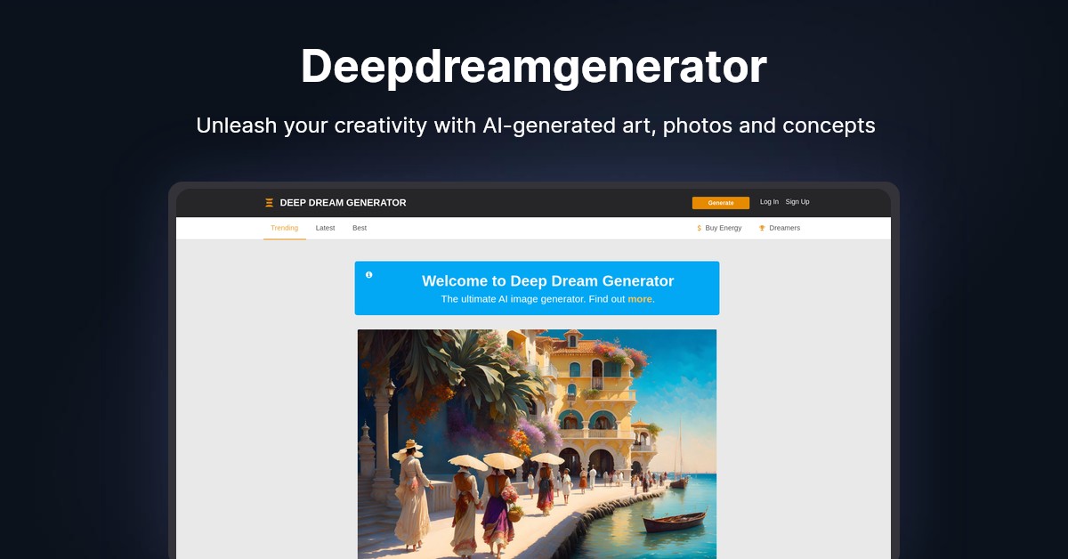 Deepdreamgenerator: AI-Powered Image Generation | Deepgram