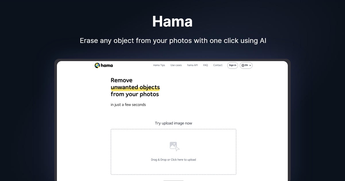 Hama: AI-Powered Object Removal Made Simple | Deepgram