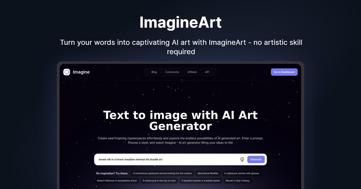 ImagineArt - AI Art Generator: Create Stunning Visual Artworks with ...