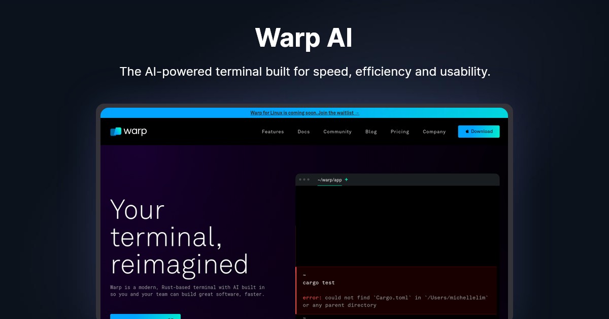 Warp AI: A Smarter, Faster Terminal Experience | Deepgram