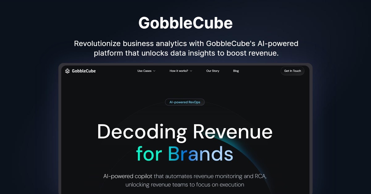 GobbleCube: AI-Powered Analytics for Data-Driven Business Growth | Deepgram
